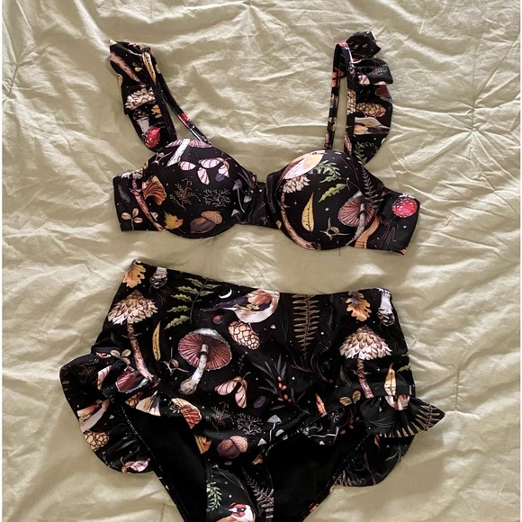 Cora Moon | Swim | Coramoon Mushroom Woodland Fantasy Swim Suit | Poshmark